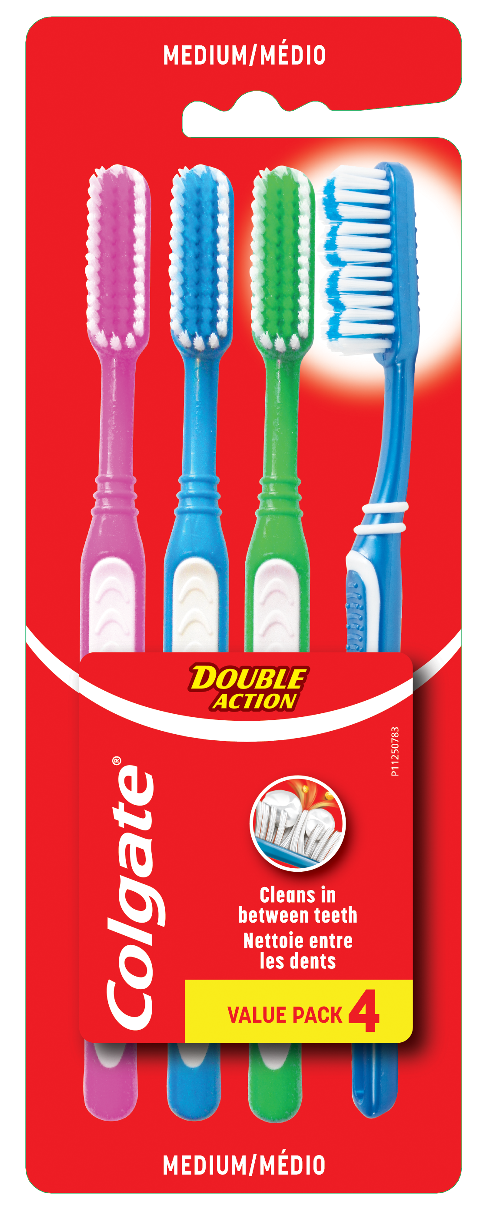 Colgate Double Action Medium Toothbrush | Colgate Double Action